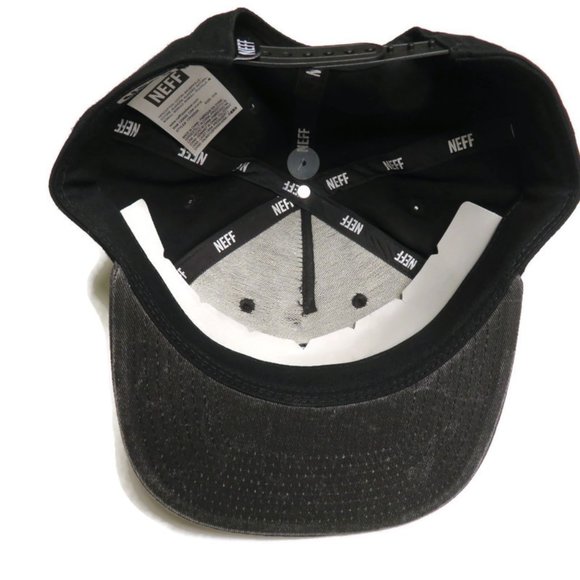 Neff | Accessories | Neff X Wash Hat Cap Black Snapback Mens New | Poshmark